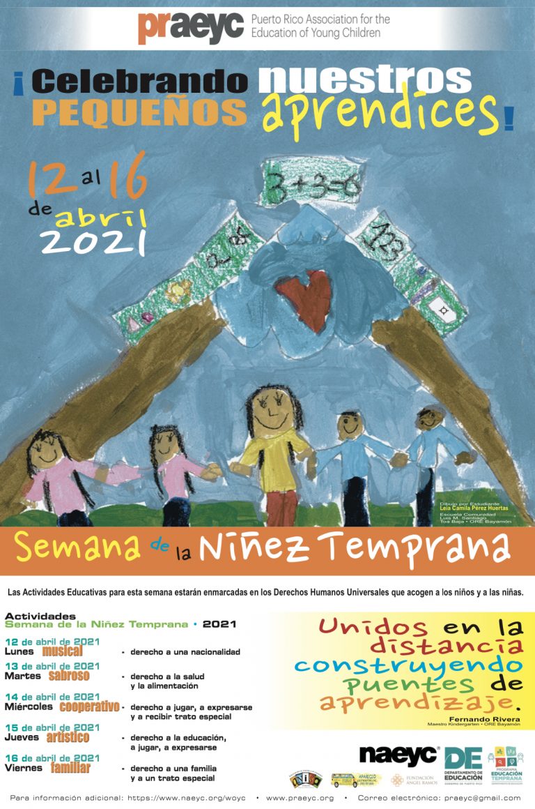 Afiche Semana de la Niñez Temprana 2021 | PRAEYC